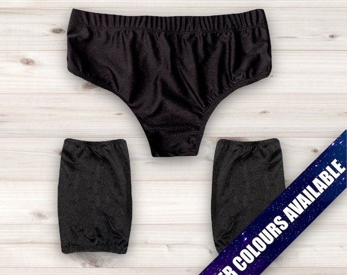 Pro Wrestling Gear Trunks and Knee Pad Covers Set * Men’s Wrestling ...