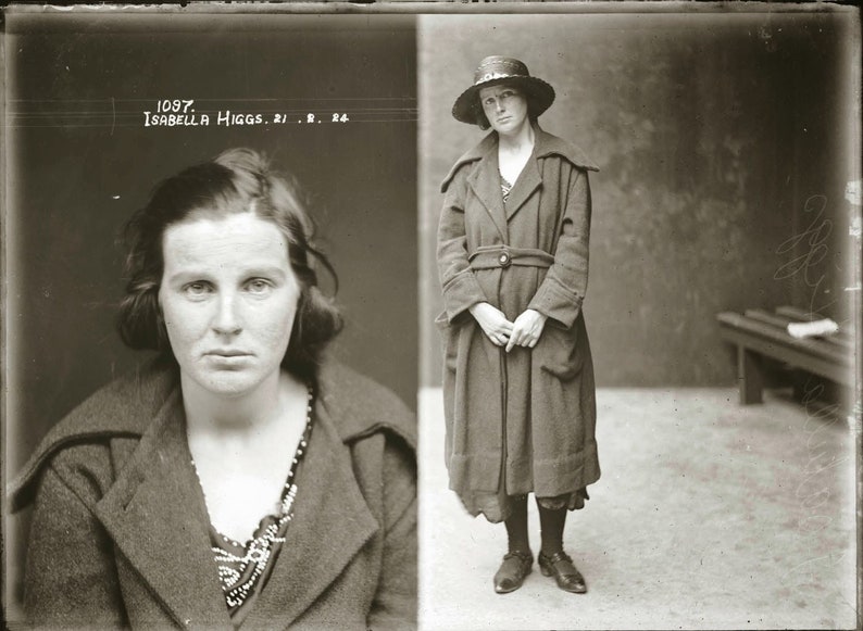 Classic Mugshot Photos - Vintage Photography - 40 Postcards Set - NO ...