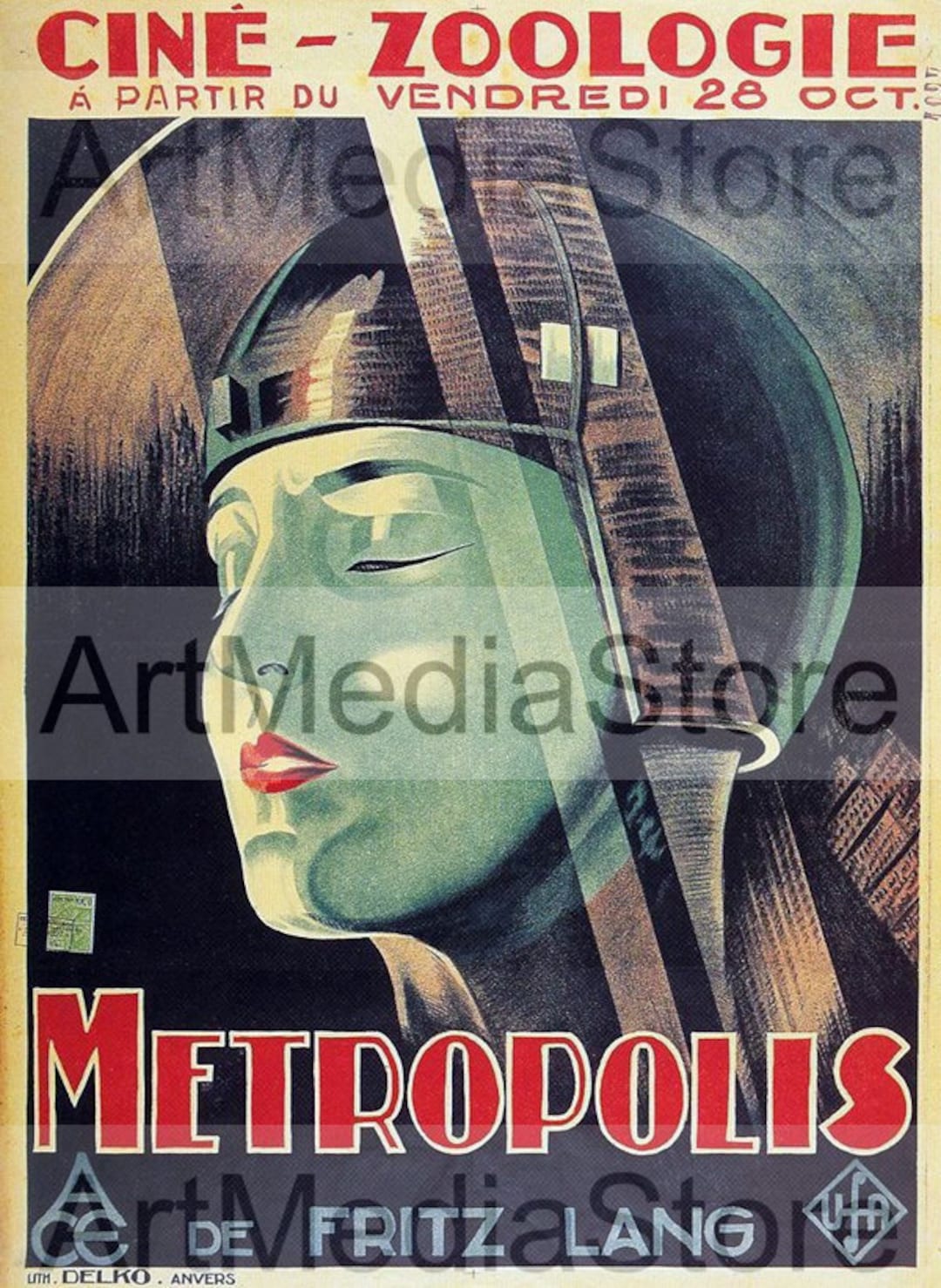 Metropolis (1927) Film Movie Poster - 11x14 - Glossy Poster Print ...