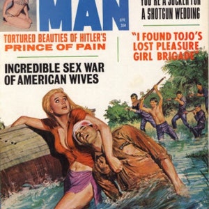 NEW MAN Pulp Magazine Cover Art - 16 Trading Cards Set - Men's ...