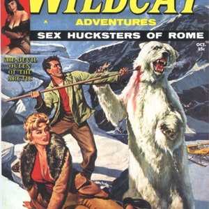 Classic Men's Adventure Pulp Magazines Cover Art and Illustrations 24 ...