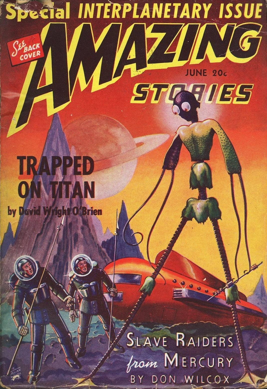 Amazing Stories Magazine Cover Art And Illustrations 24 Trading Cards