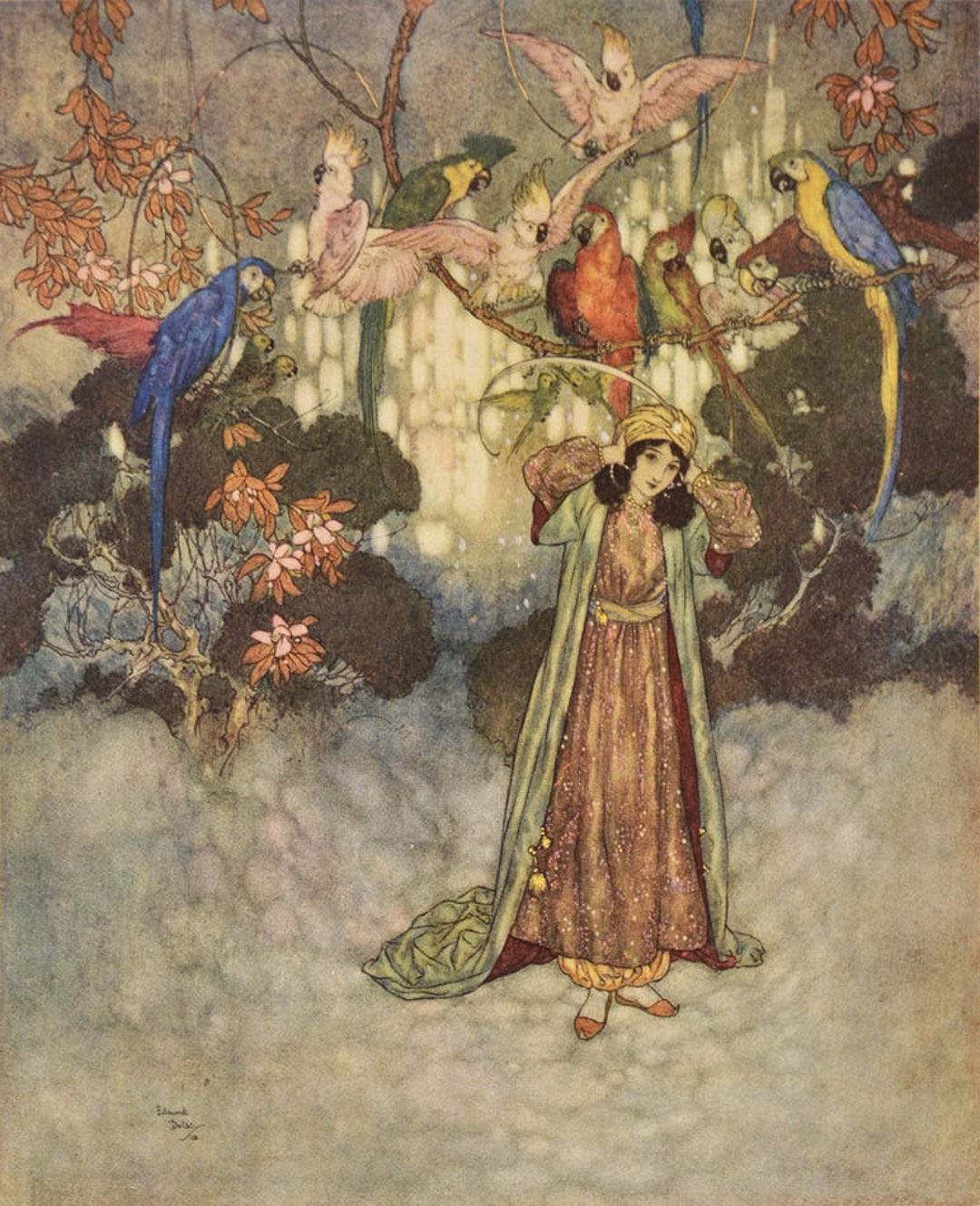 Edmund Dulac - Illustrations and Art - 16 Trading Cards Set - Etsy