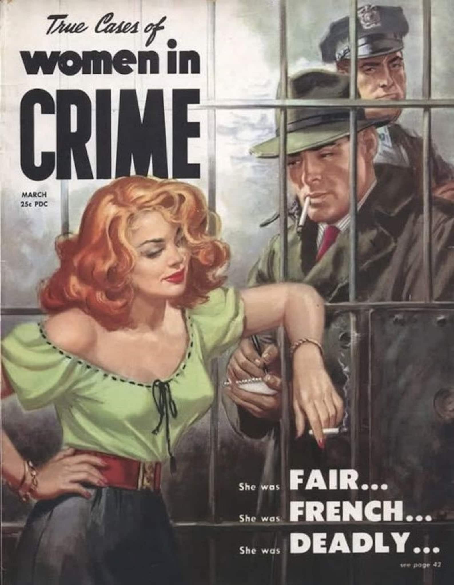 Women in Crime Magazine Cover Art - 24 Trading Cards Set - PULP ...