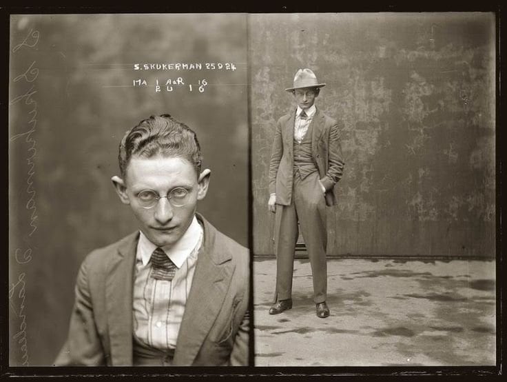 Classic Mugshot Photos - Vintage Photography - 40 Postcards Set - NO ...