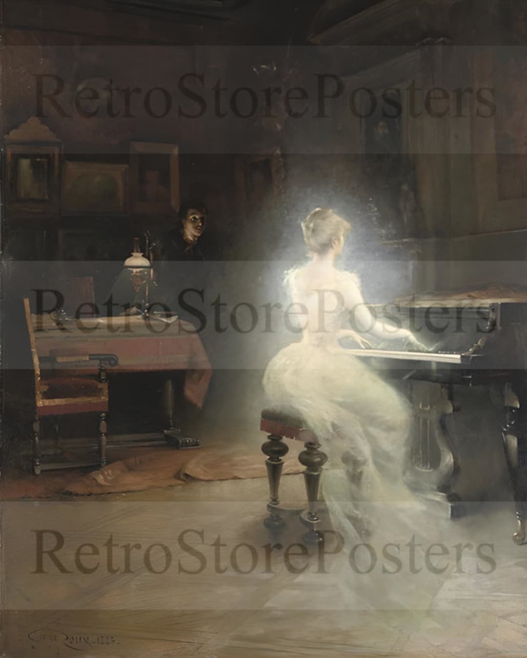 Spirit by George Roux (1885) - 11x14 Art Poster Print - Classic Glossy ...