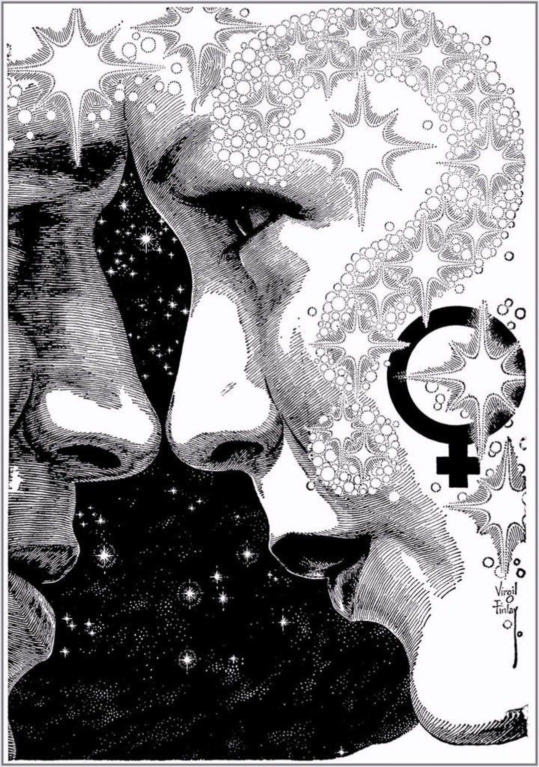 Virgil Finlay - Astrology Sketch Art and Illustrations 16 Trading Cards ...