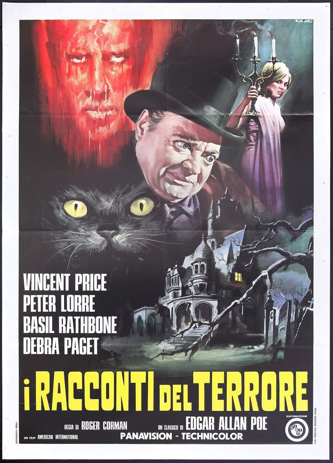 Italian Horror and Mystery Movie Posters Art - 24 Trading Cards Set ...