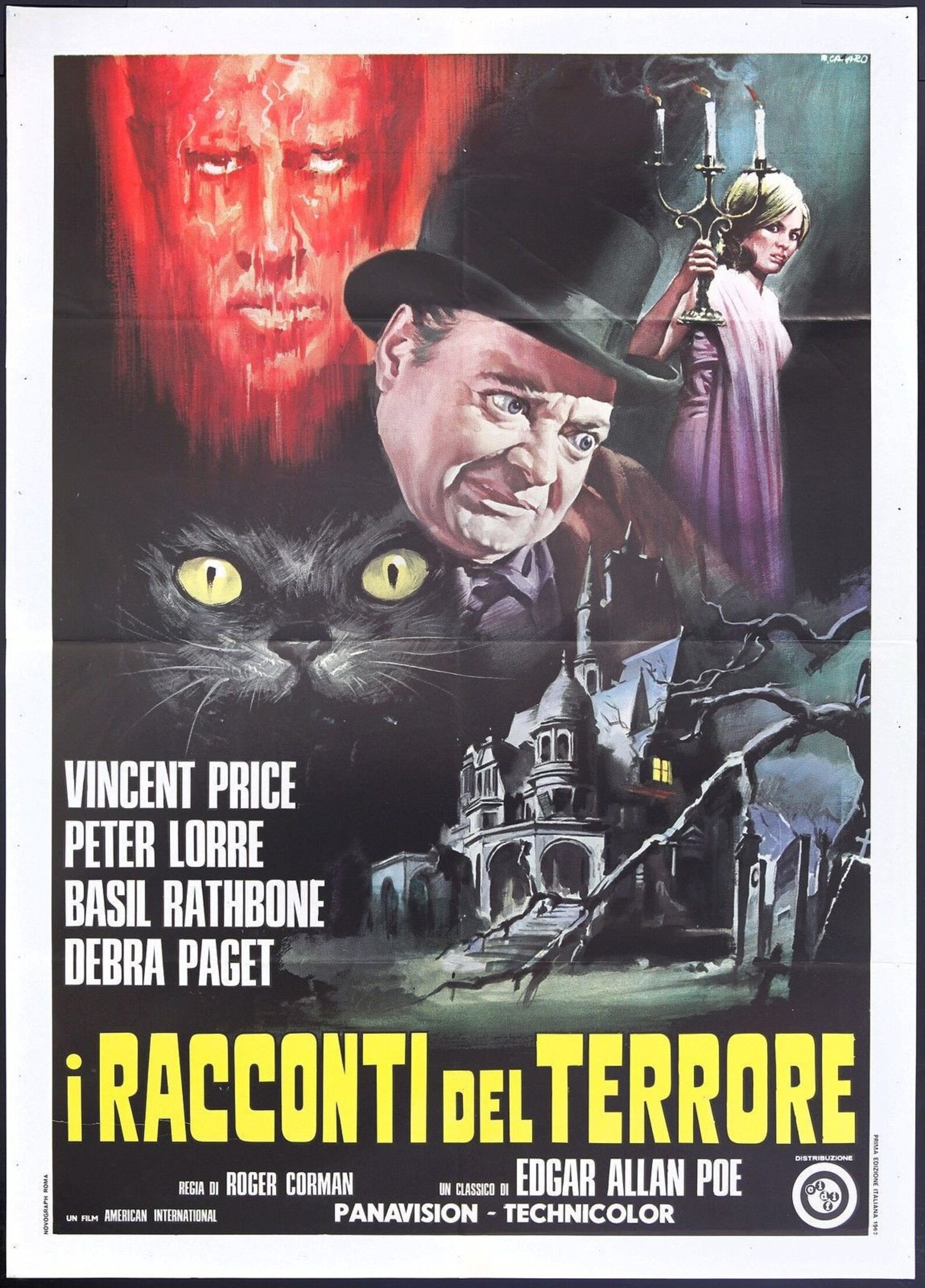 Italian Horror and Mystery Movie Posters Art - 24 Trading Cards Set ...