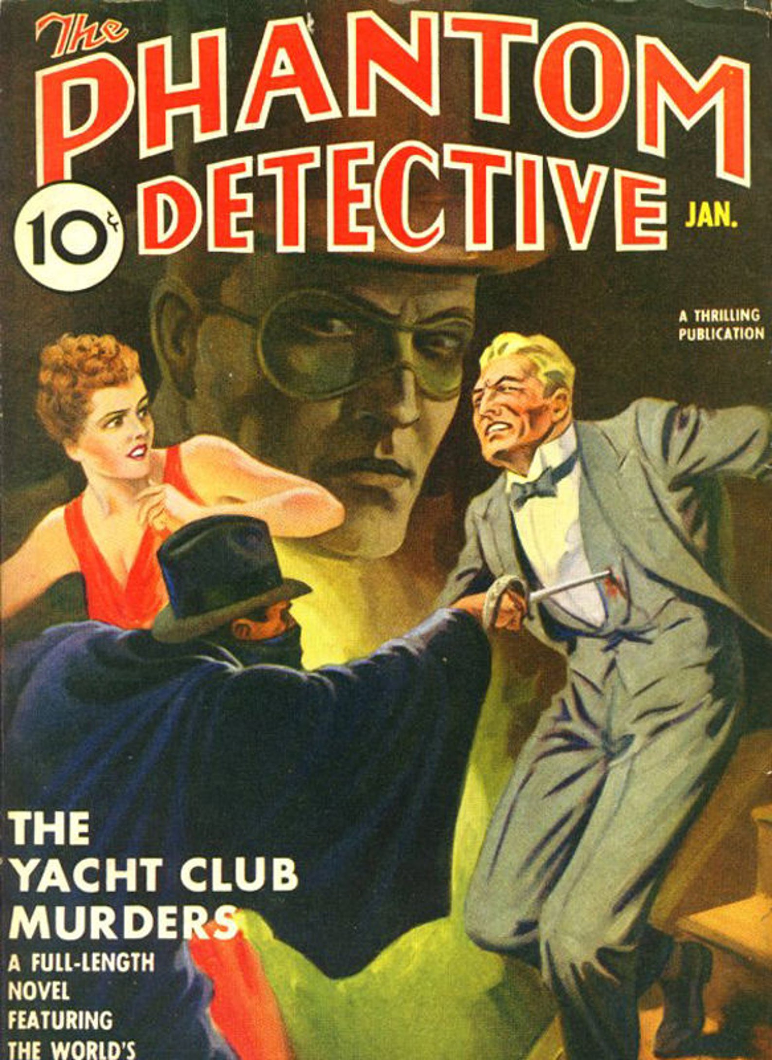 Phantom Detective Magazine Cover Art 40-trading Cards Set NO Duplicates ...