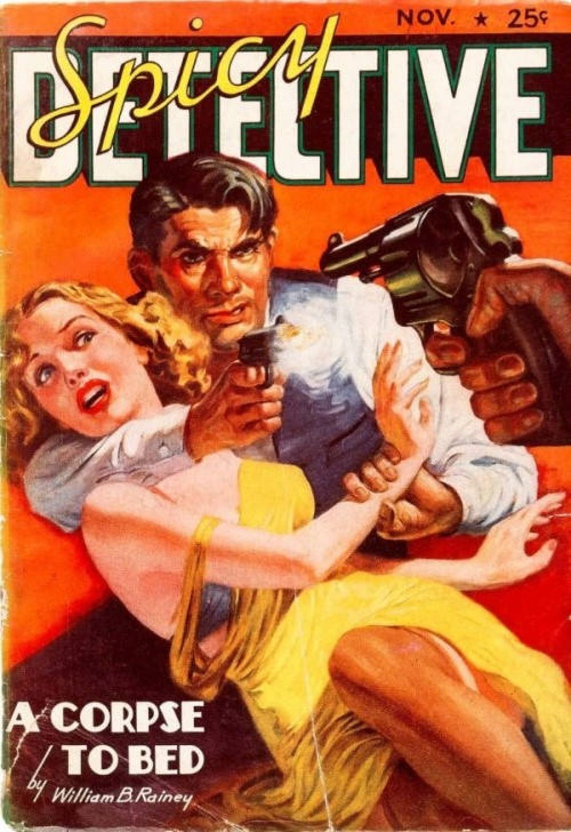 Spicy Detective Stories Magazine Cover Art 40 Trading Cards Etsy