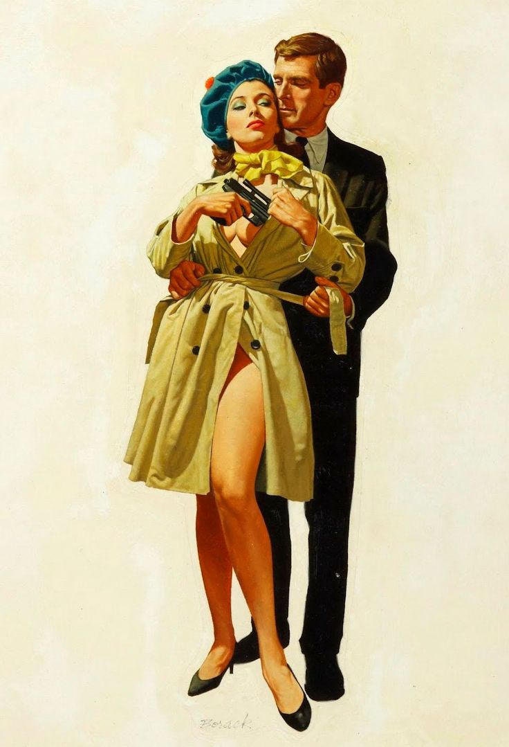 Stanley Borack - Pulp Art and Illustrations - 40 Trading Cards Set ...