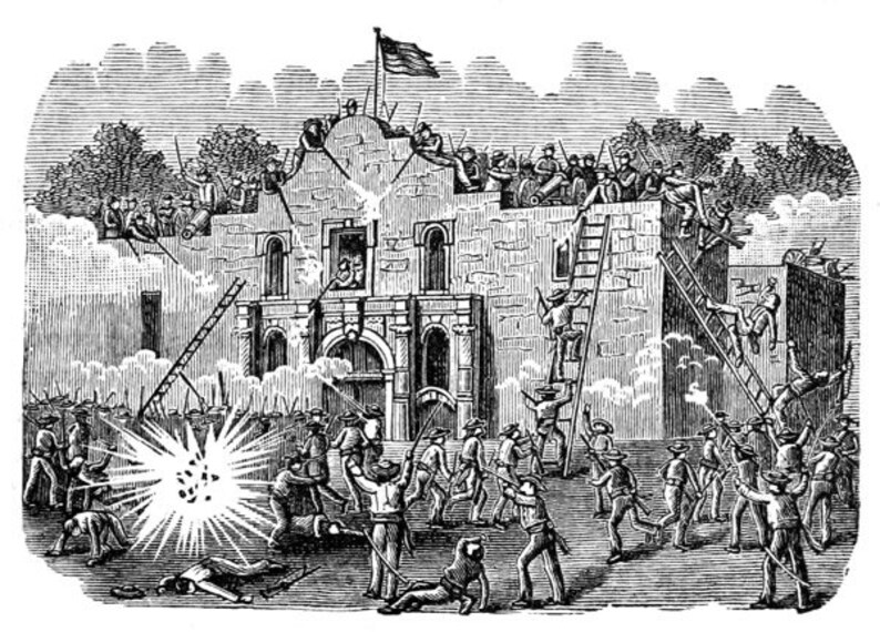 Battle of the Alamo - Art and Legacy - 40 Cards - Old West - Historical ...