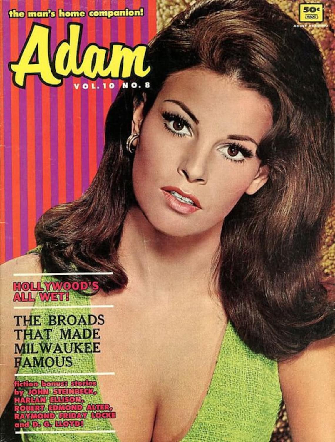 ADAM - Vintage Men's Magazine Cover Art - 8-trading Cards Set - Pin-up Models - Classic ...