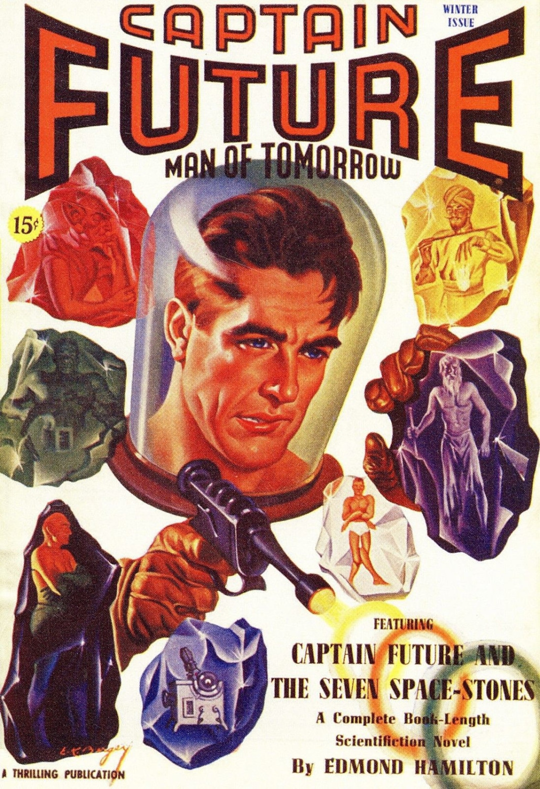Captain Future Magazine Cover Art 24-trading Cards Set - Etsy
