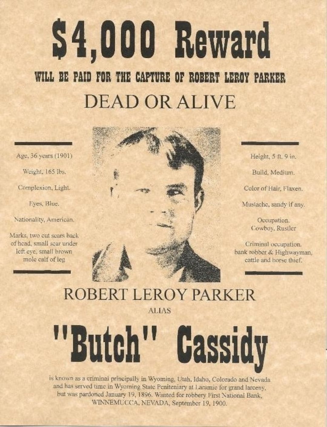 Wanted Posters of the Wild West - 8 Trading Cards Set - NO Duplicates ...