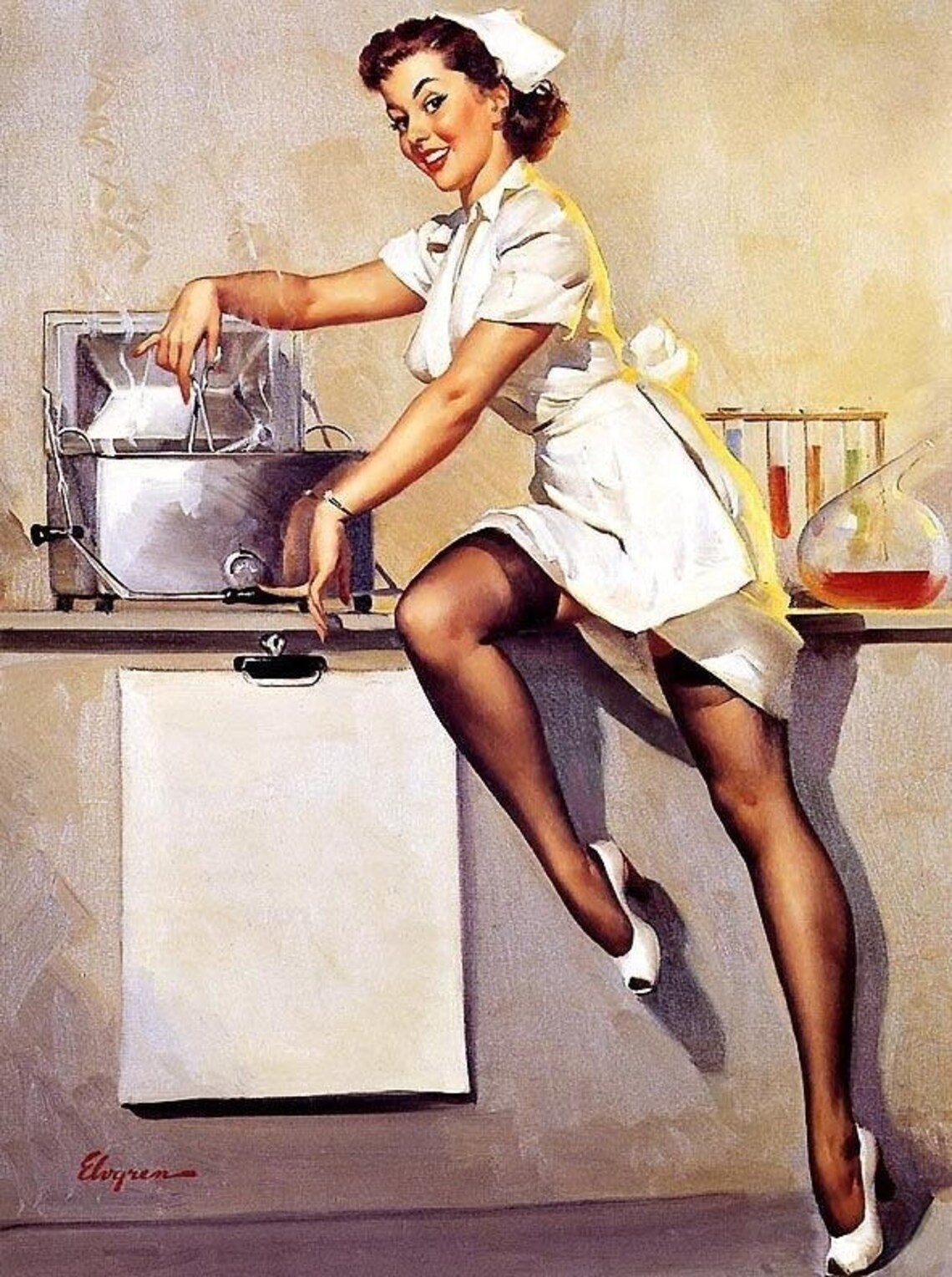 Gil Elvgren Pin Up Art And Illustrations 24 Trading Cards Etsy