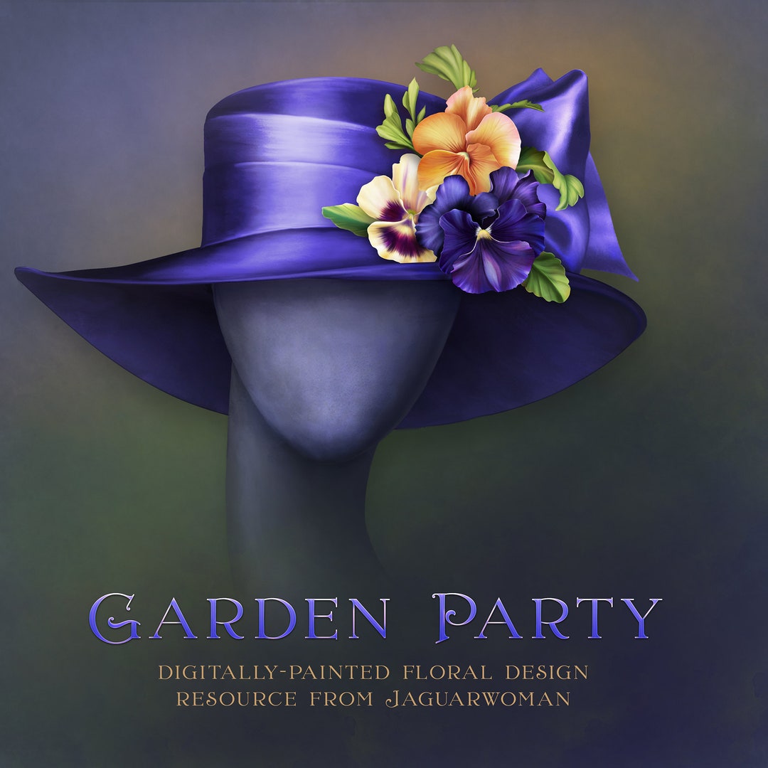 Garden Party Floral Garden Themed Hats & Flowers - Etsy