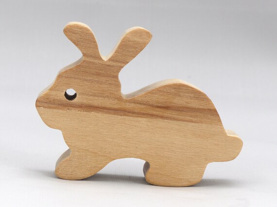 Wood Toy Bunny Rabbit Cutout Handmade Freestanding - Etsy