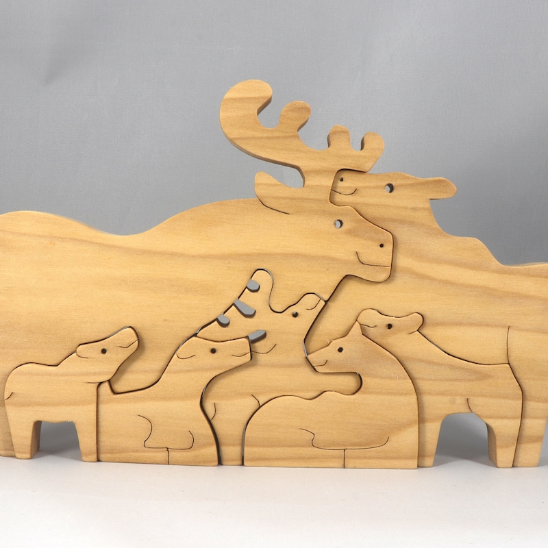 Moose Puzzle - Etsy