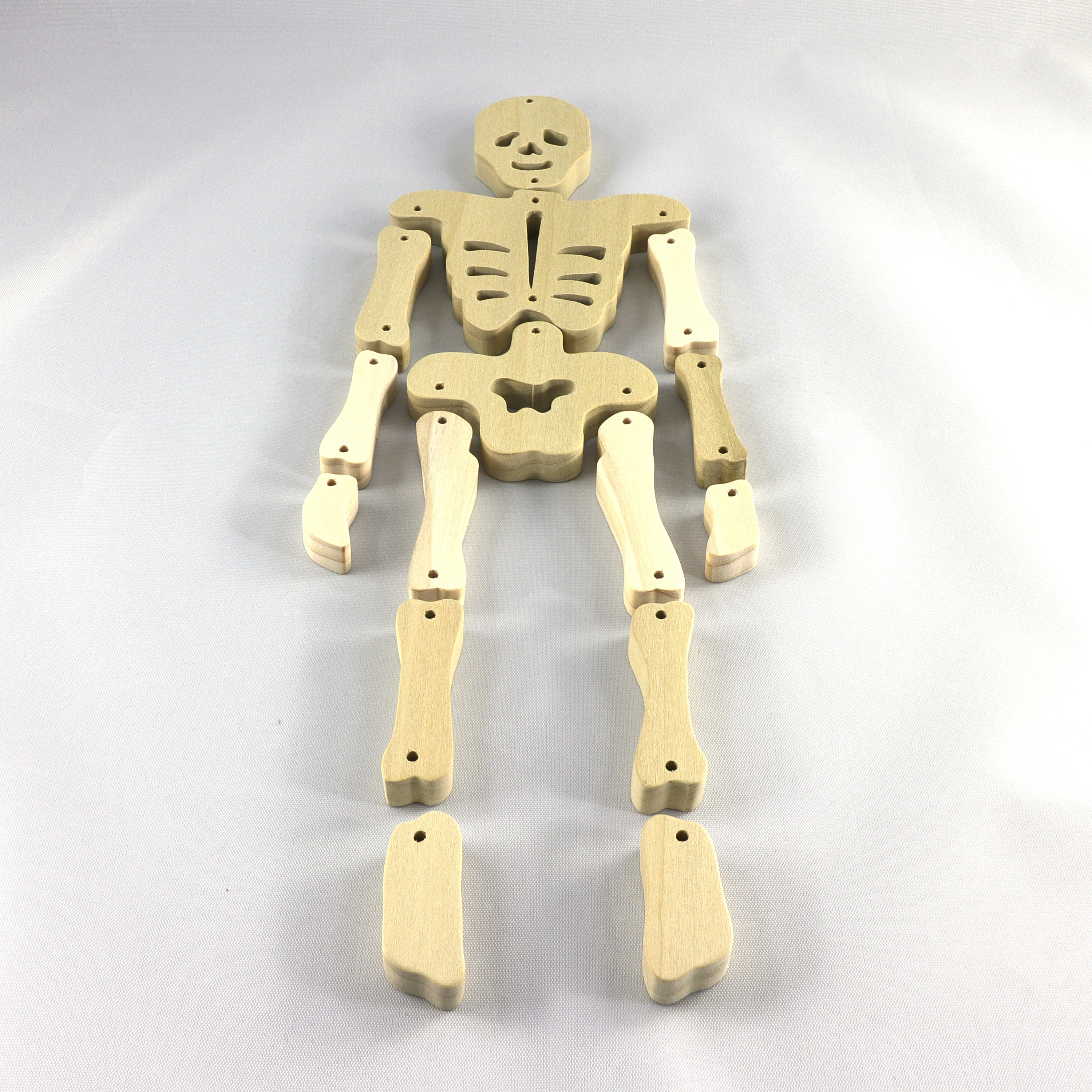 Halloween Skeleton Kit Handmade From Select Grade Hardwoods Unfinished ...