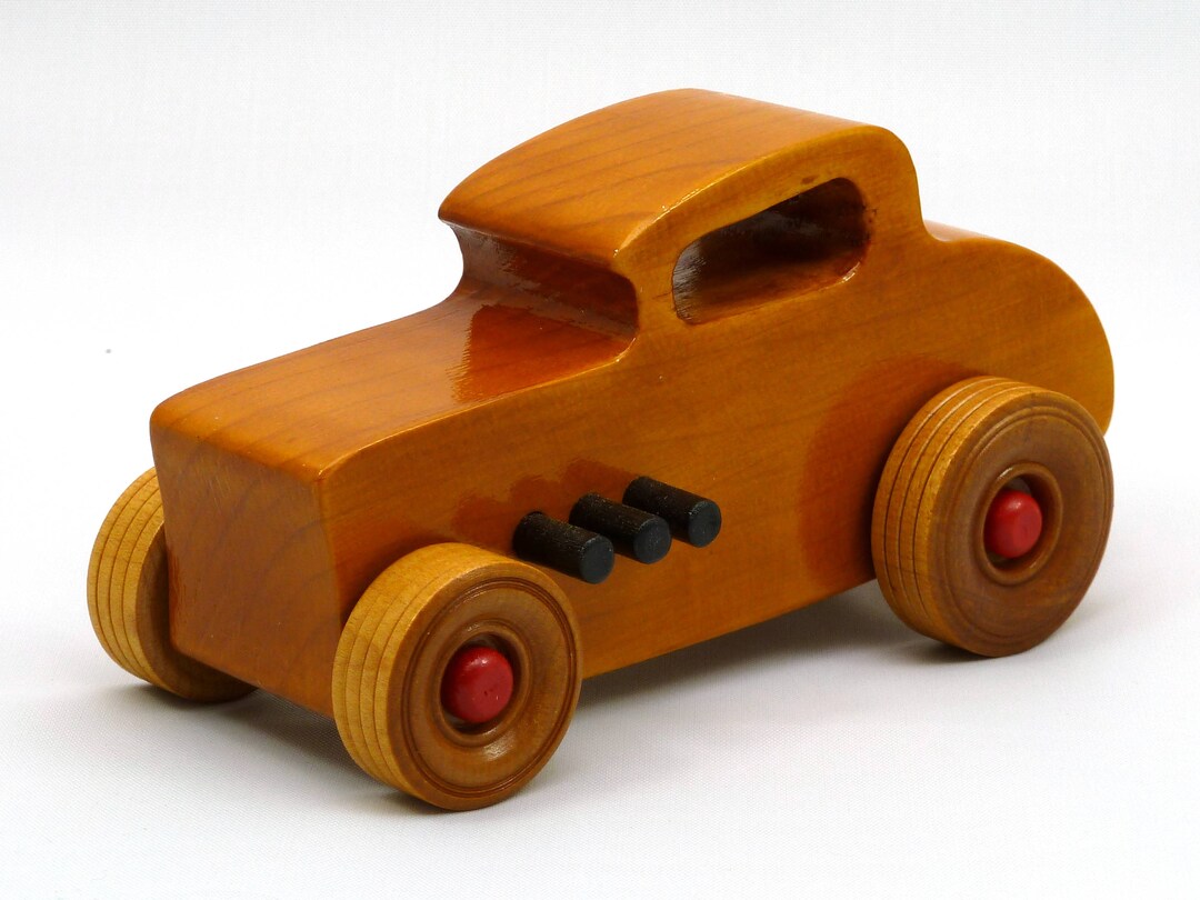 Wooden Toy Car Hot Rod 1932 Deuce Coupe Handmade and Finished With ...