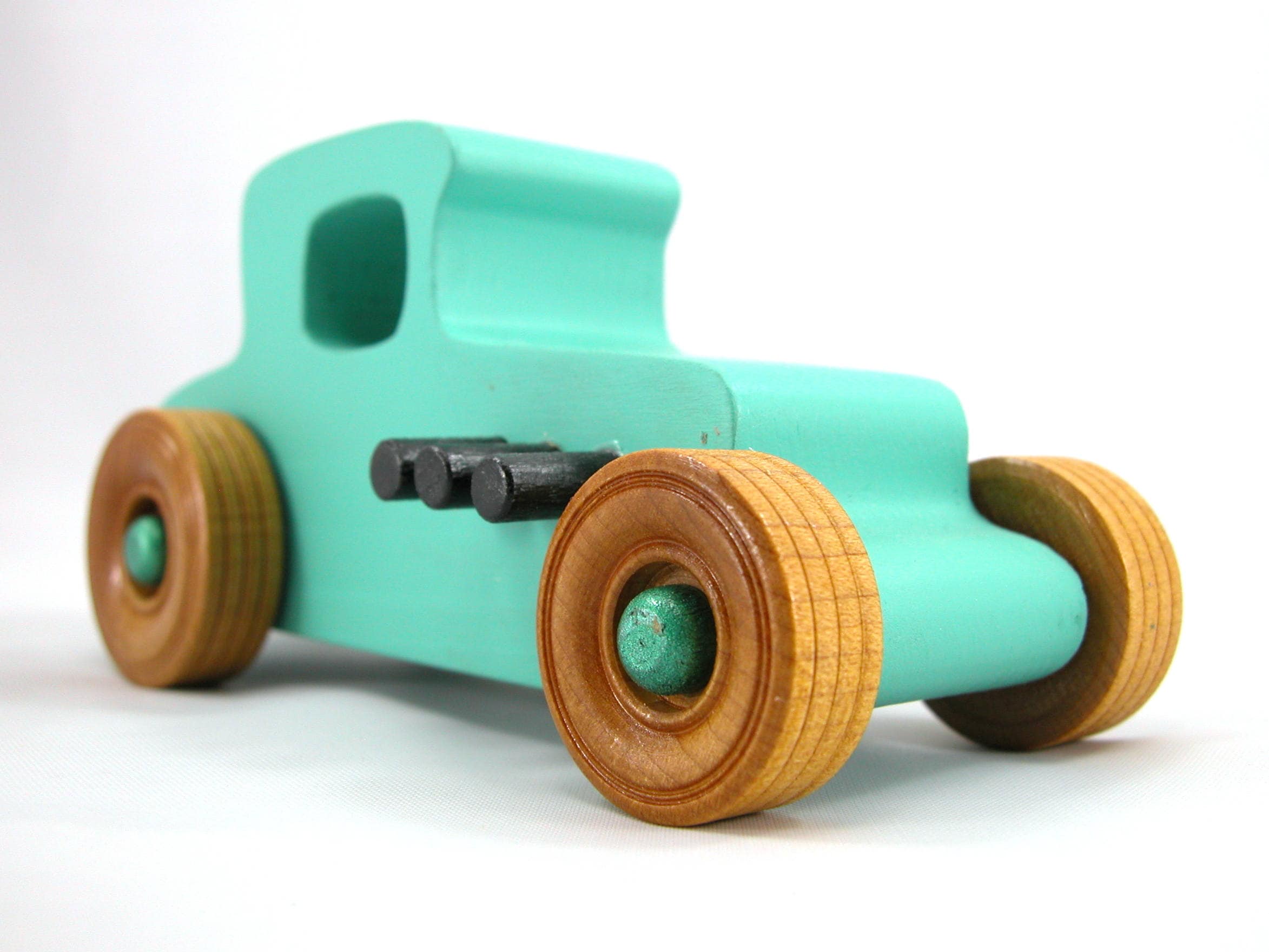 Wooden Toy Car Hot Rod 1927 T-coupe Handmade and Painted From My Hot ...
