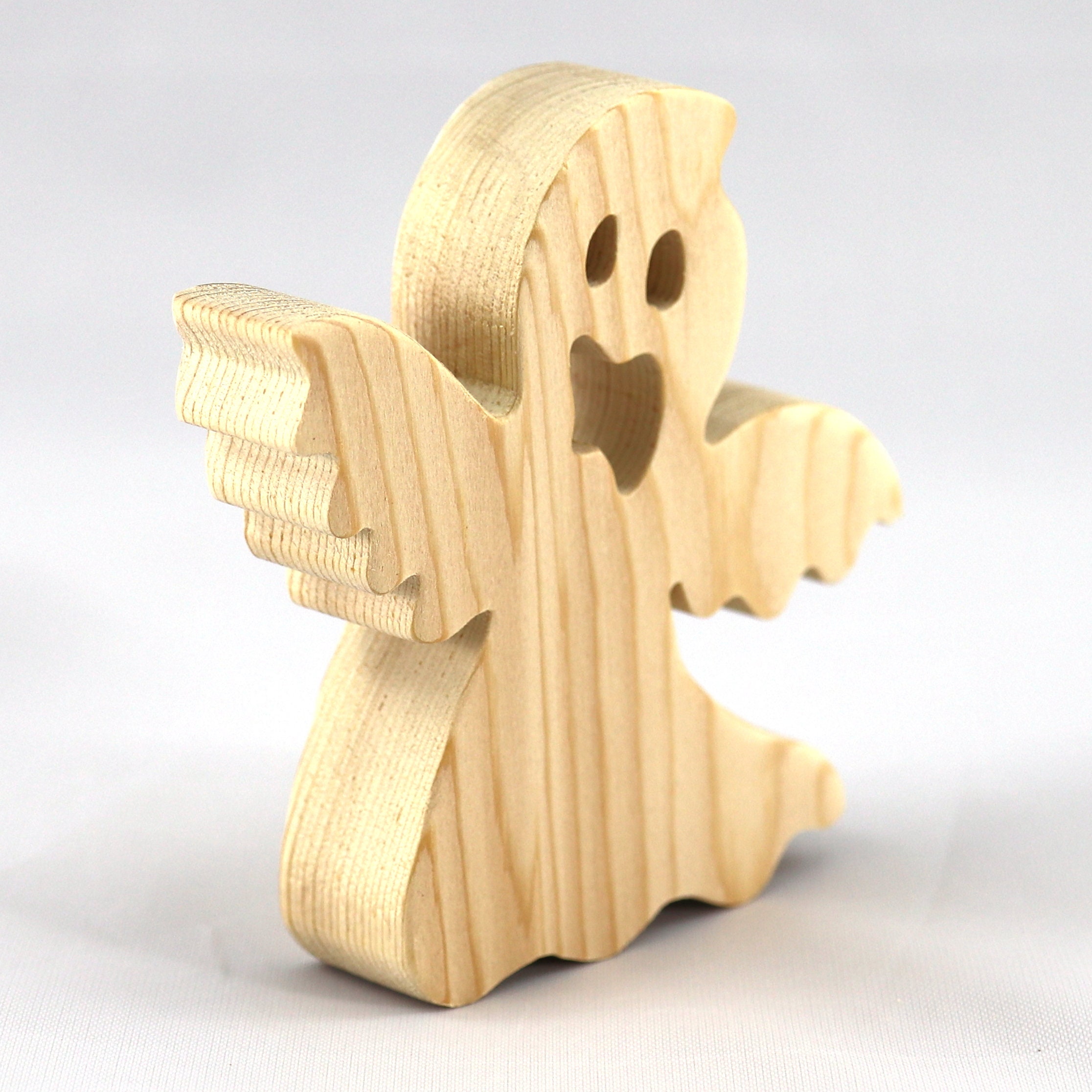 Halloween Ghost Cutout Unfinished, Unpainted and Ready to Paint for ...