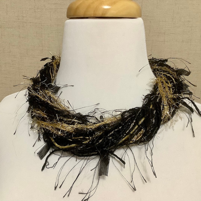 Fiber Necklace - Etsy