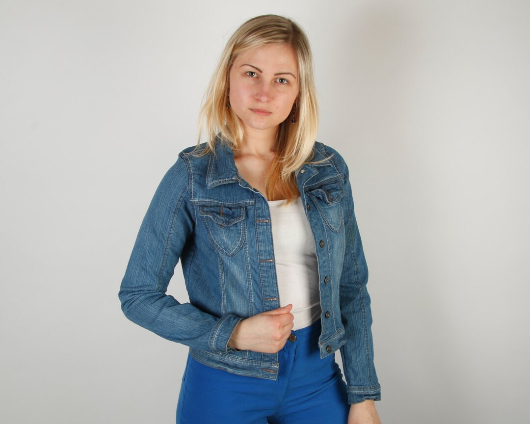 Denim Jacket Bad Boy Windbreaker Vintage Denim Wool Jeans Jacket ...