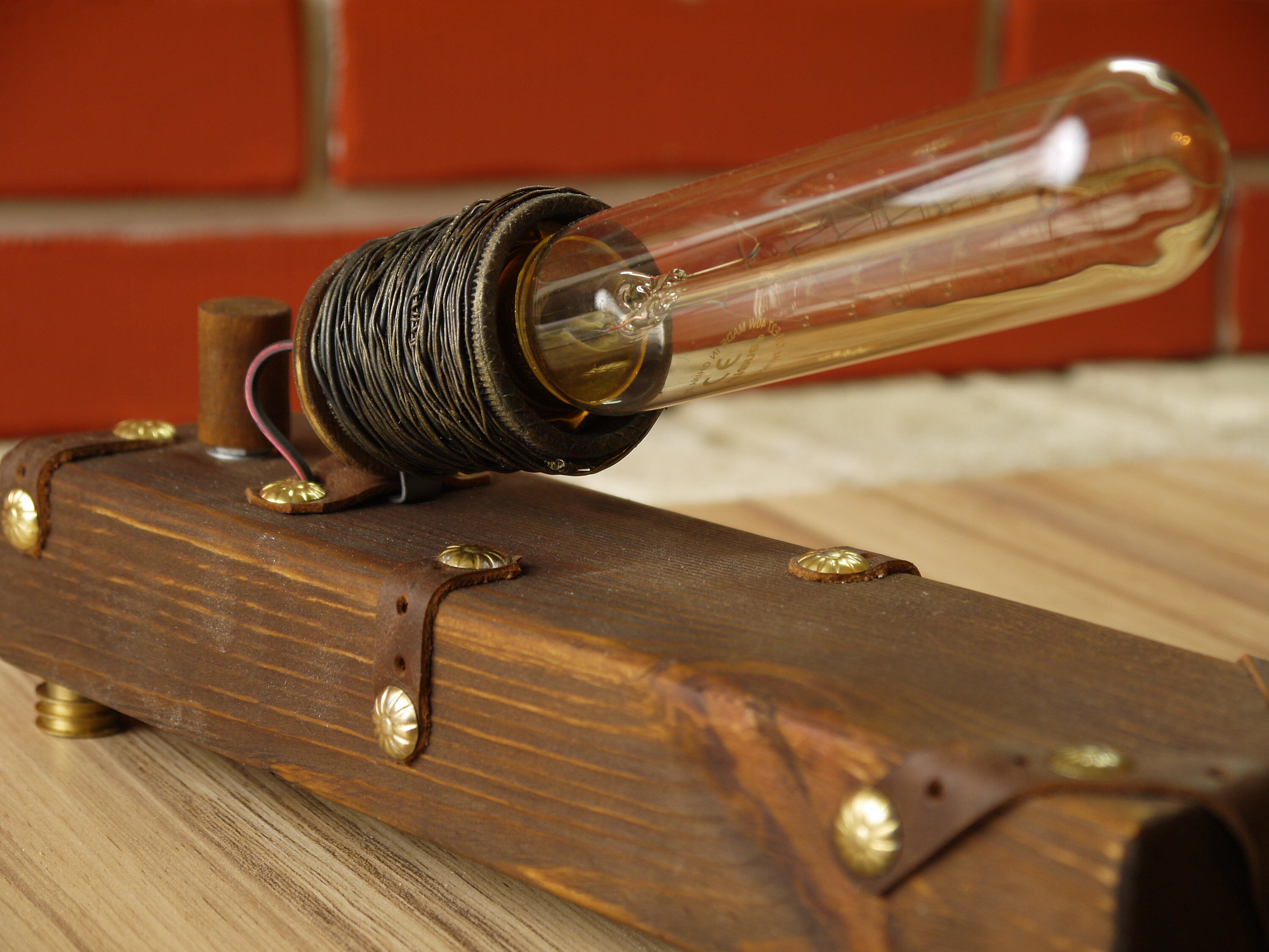 Steampunk, Lamps, Wood, Edison Bulb, Table Lamp, Pendant Lighting ...