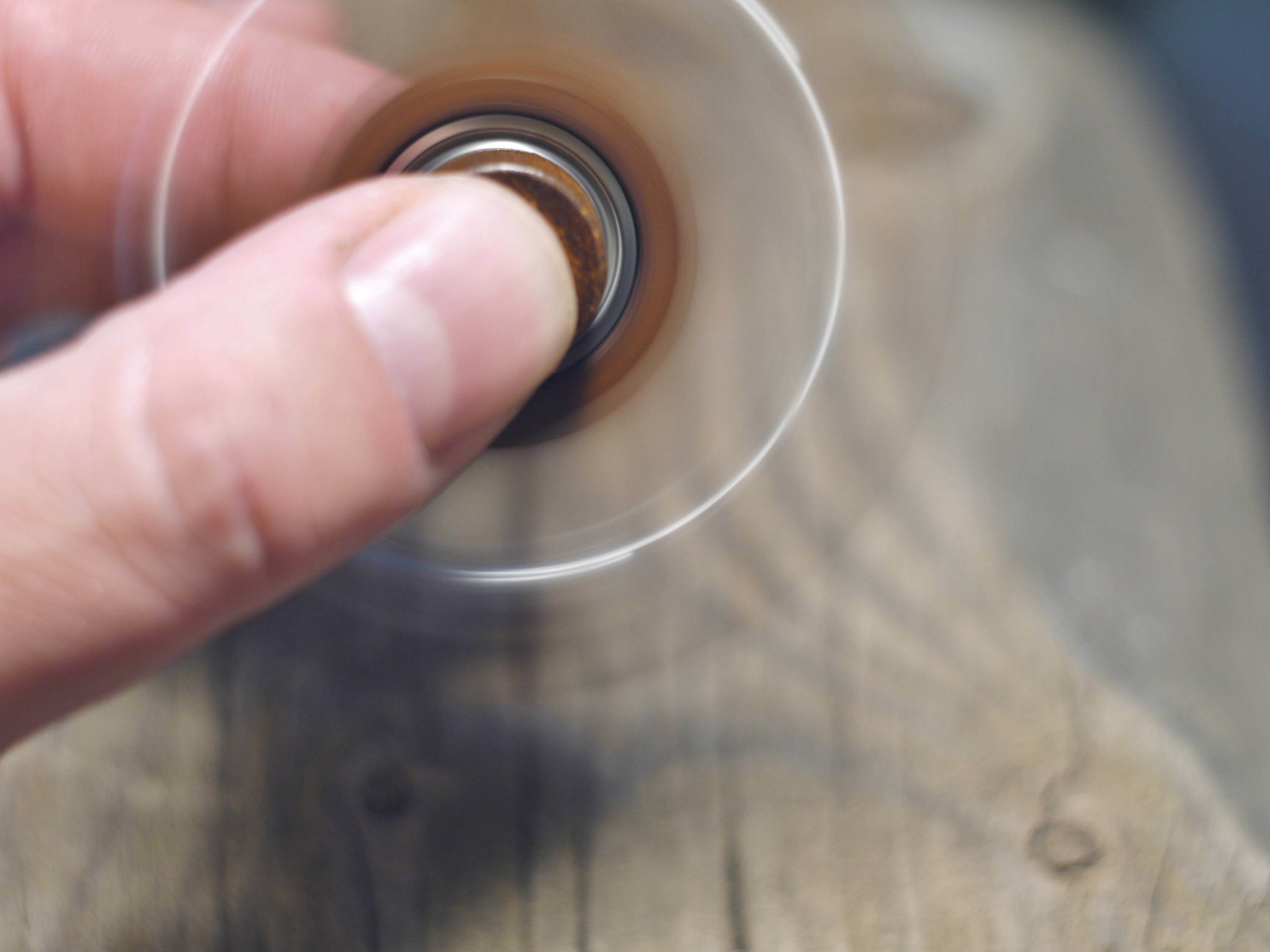 Toy for Relaxation Fidget Spinner Spinner Made of Natural Wood Game ...