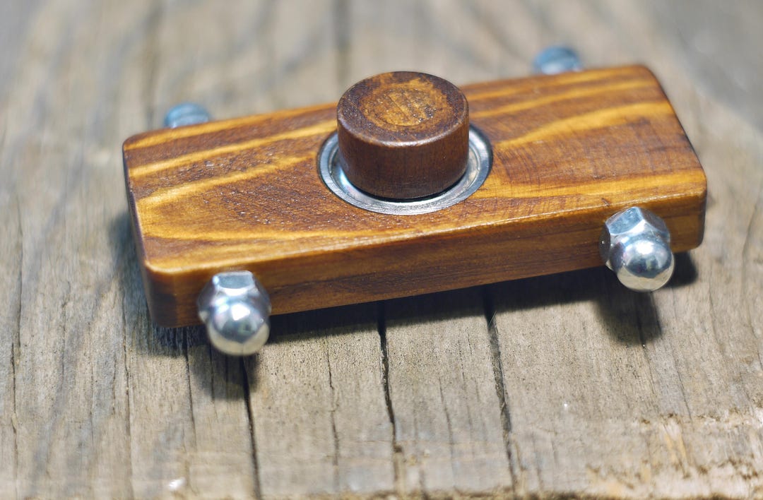 Toy for Relaxation Fidget Spinner Spinner Made of Natural Wood Game ...