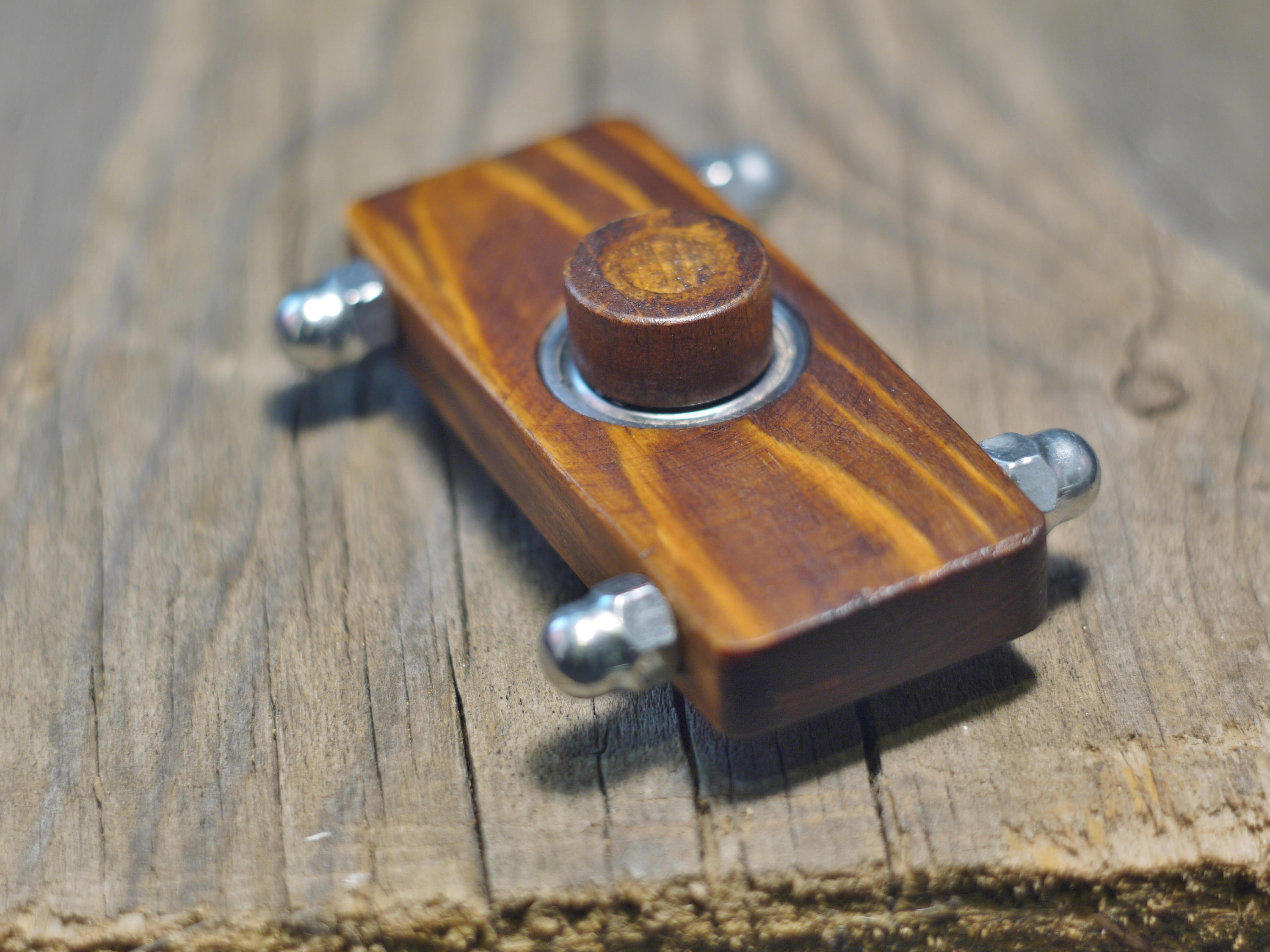 Toy for Relaxation Fidget Spinner Spinner Made of Natural Wood Game ...