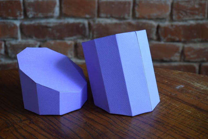 DIY papercraft cylinders PDF pattern | Etsy