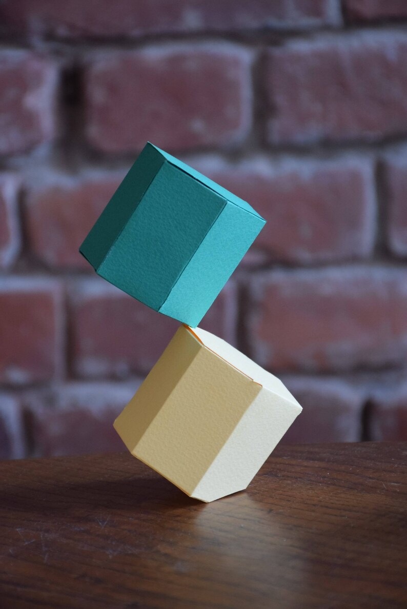 DIY papercraft cylinders PDF pattern | Etsy