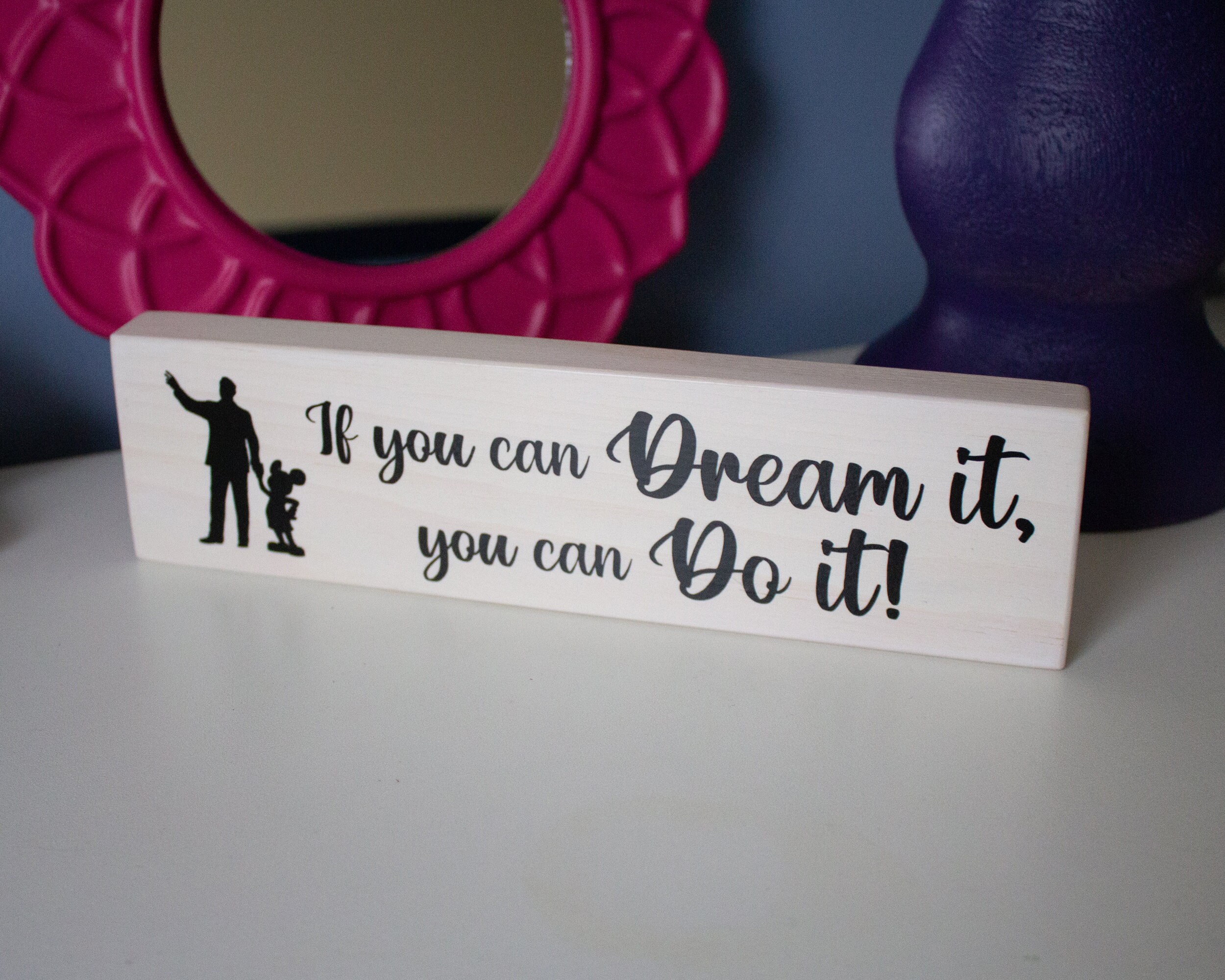 Free-standing Tabletop Sign Tiered Tray Decor Desk Nameplate | Etsy