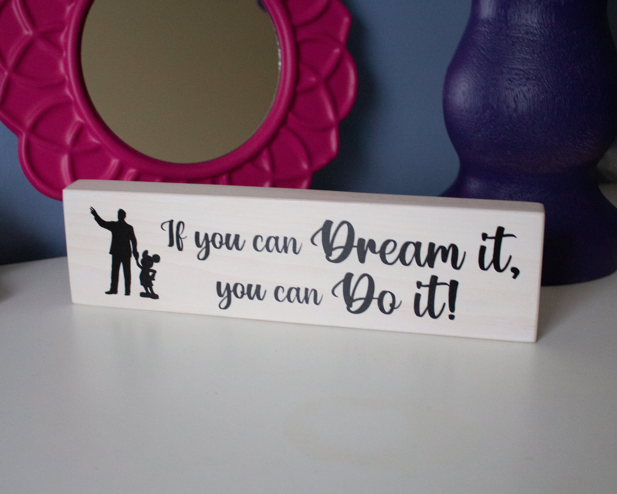 Free-standing Tabletop Sign Tiered Tray Decor Desk Nameplate | Etsy