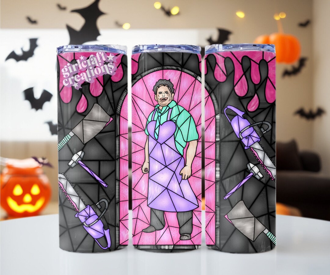 Stained Glass Pink Leatherface Texas Chainsaw Massacre - Etsy
