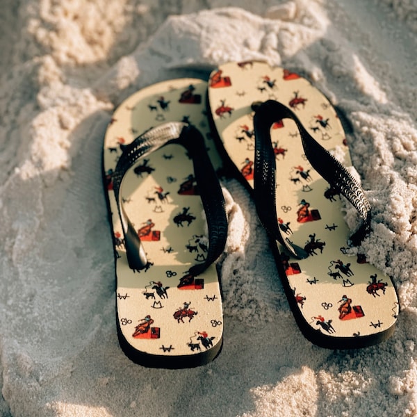 Vintage Flip Flops - Etsy