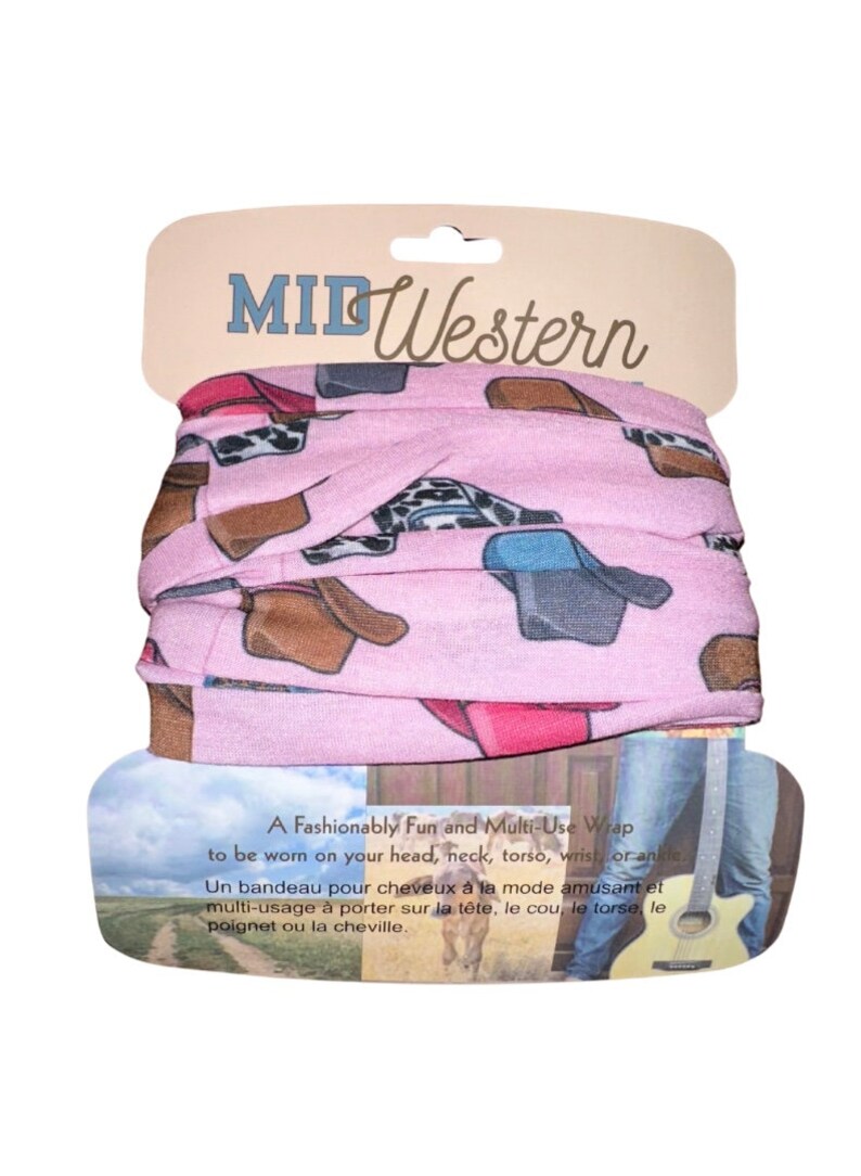 Pink Cowboy Hat Stretchy Wrap - Etsy