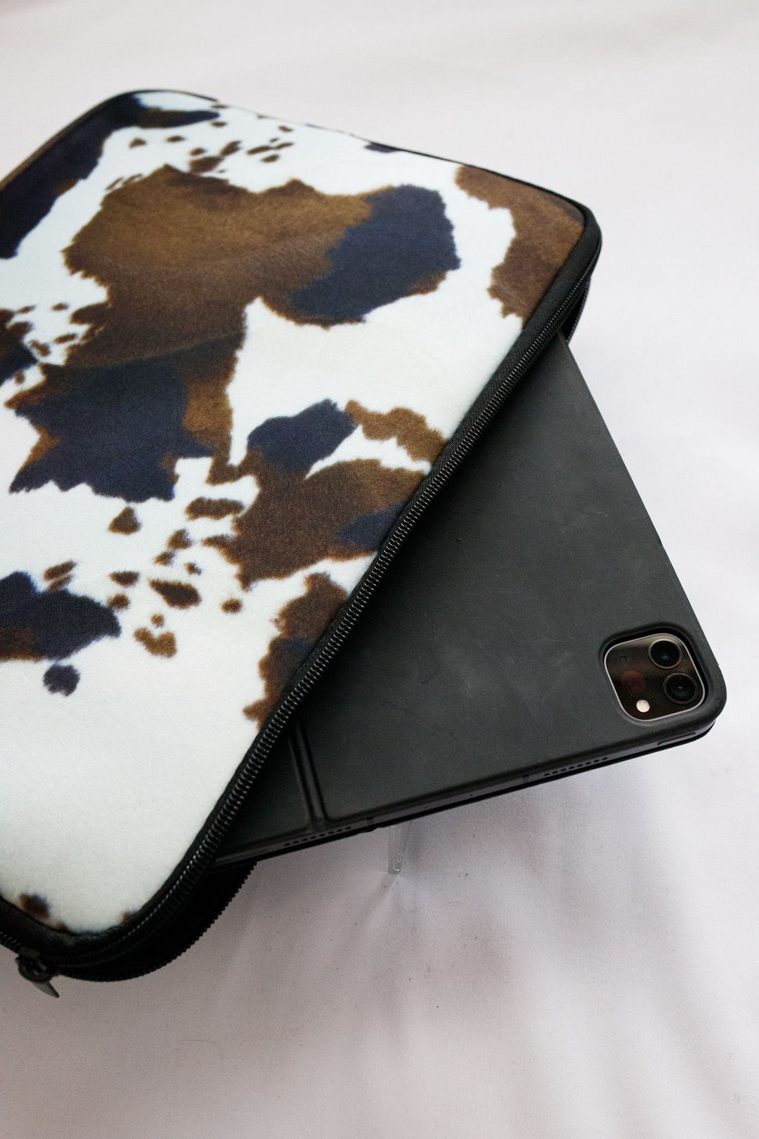 Brown Cowhide Laptop Case - Etsy