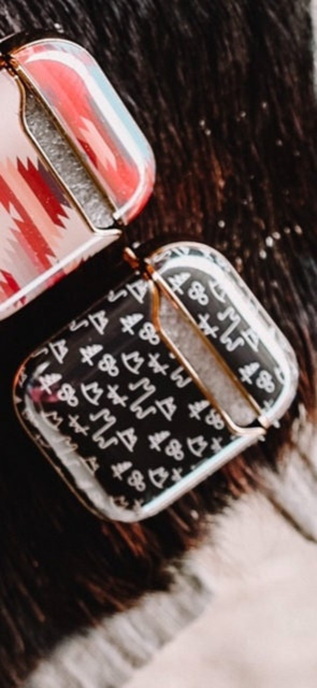 Black Brand Air Pod Case - Etsy