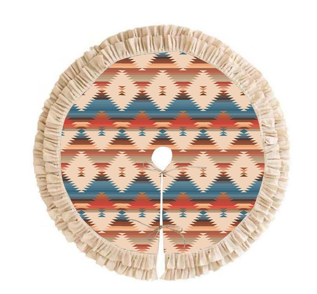 Aztec Christmas Tree Skirt - Etsy