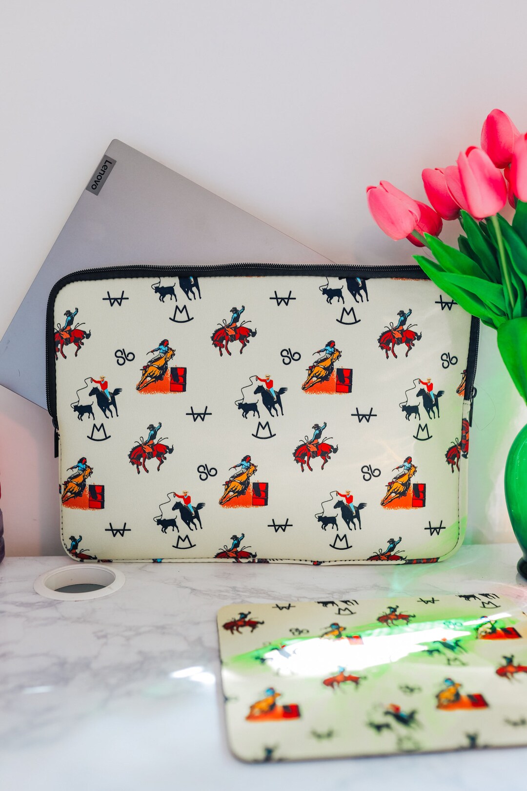 Vintage Cowboy Laptop Case - Etsy