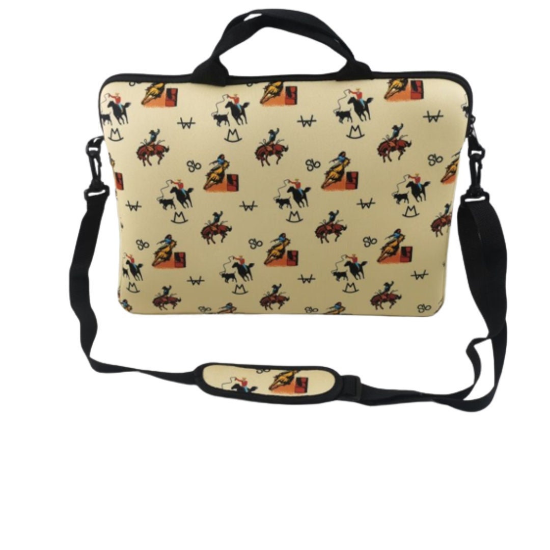 Vintage Cowboy Laptop Shoulder Bag - Etsy