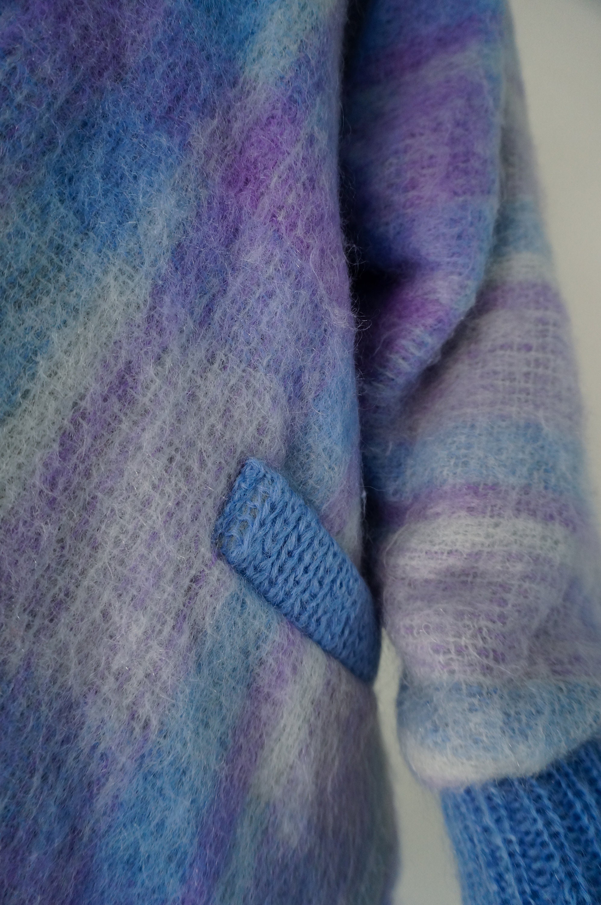 Vintage Donegal Designs Fuzzy Mohair Coat With Scarf - Etsy