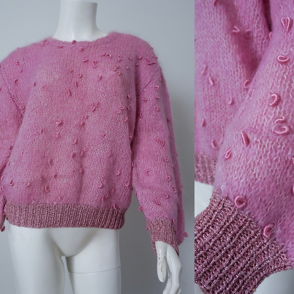 Bobble Knit Sweater - Etsy