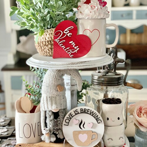 Valentines Decor / Valentines Day Decor / Love is Brewing / - Etsy