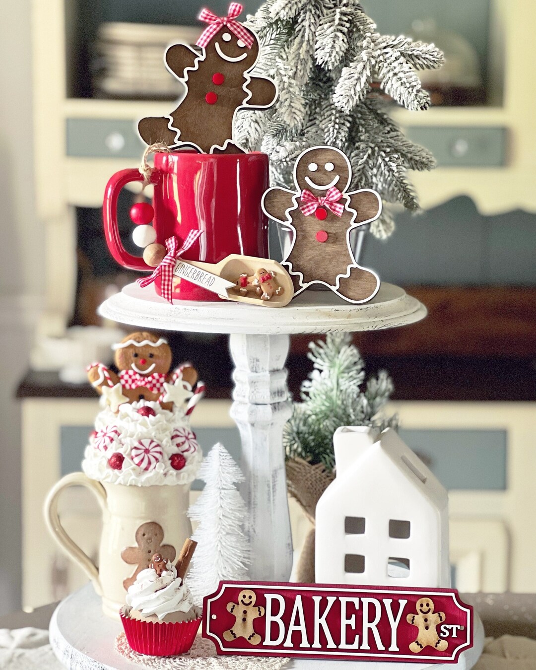 Gingerbread Bakery Road Sign / Christmas Decor / Gingerbread Decor ...